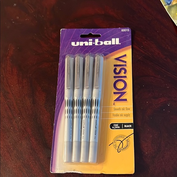 Office | New Uniball Vision Black Ink Pens | Poshmark